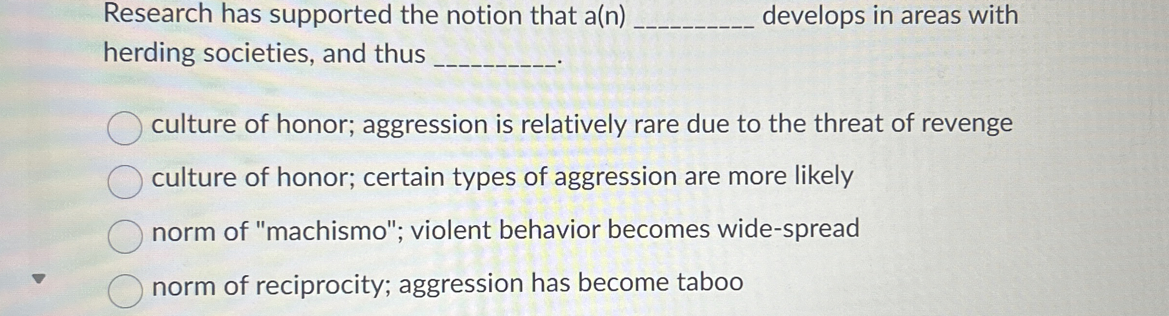 Solved Research has supported the notion that a(n) q, | Chegg.com