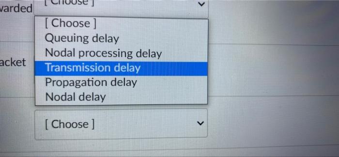 Solved Match the type of delay with the descriptions with | Chegg.com
