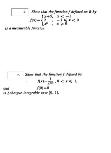 Solved 1. Show that the functions defined on R by (x+5,
