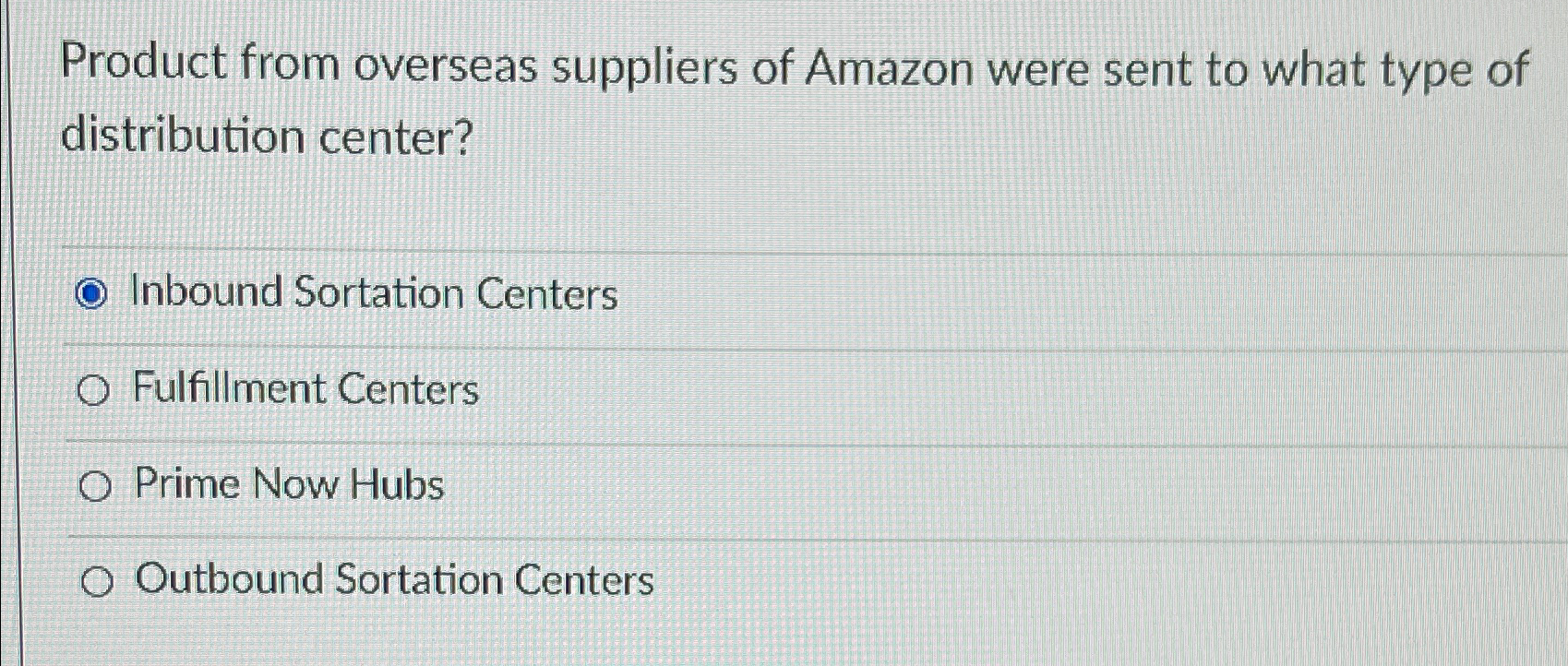 Solved Product from overseas suppliers of Amazon were sent | Chegg.com