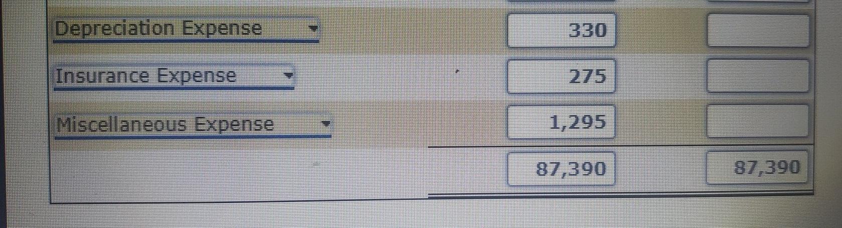 Solved Comprehensive Problem 1 Part 5: Work Sheet The | Chegg.com