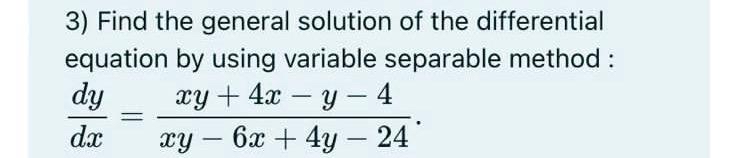 Find the general solution of the differential | Chegg.com