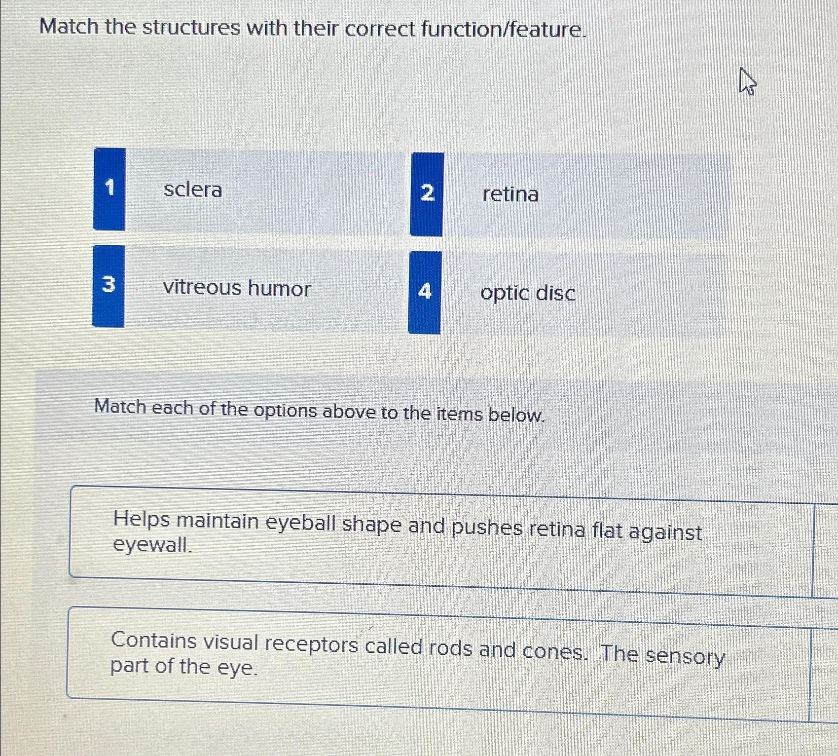 Solved Match the structures with their correct | Chegg.com