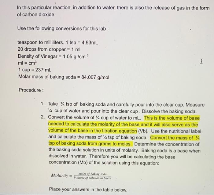 Solved Titration of vinegar lab report! I am providing the | Chegg.com