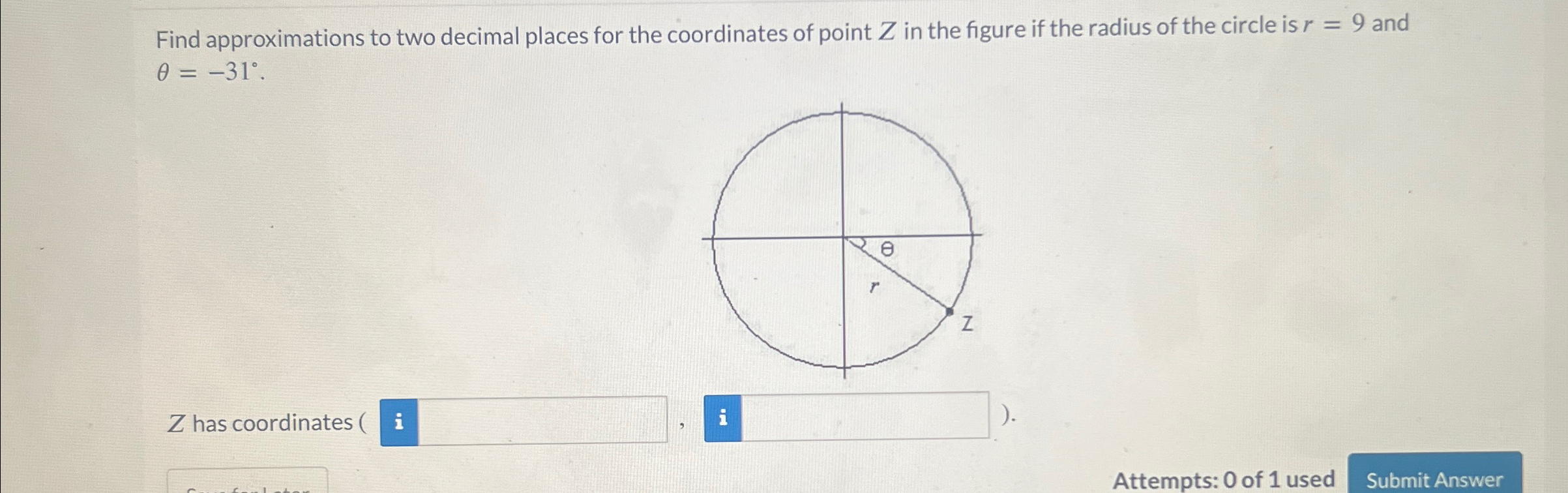 Solved Find approximations to two decimal places for the | Chegg.com