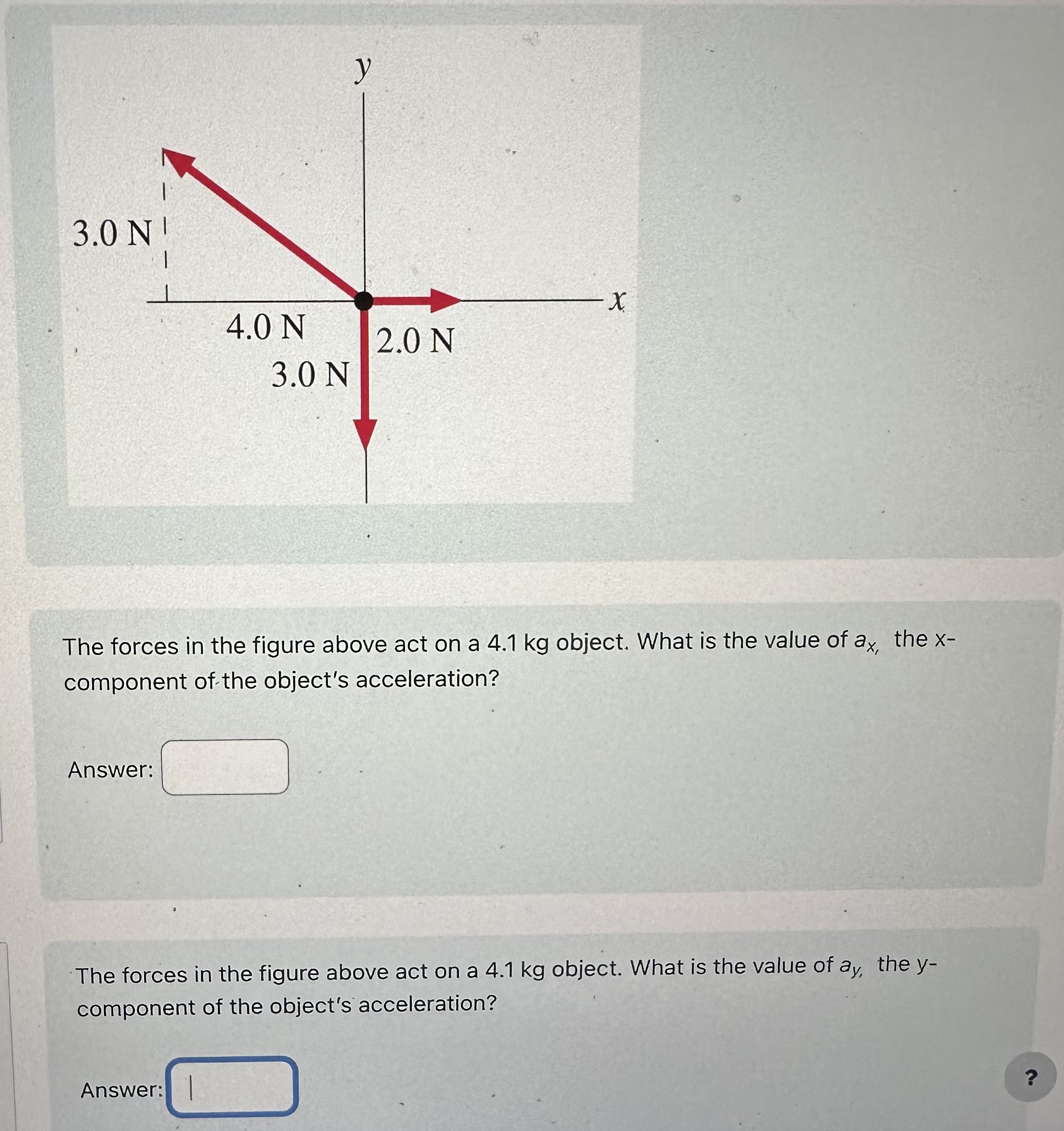 Solved Please help me with this question. The forces in the | Chegg.com