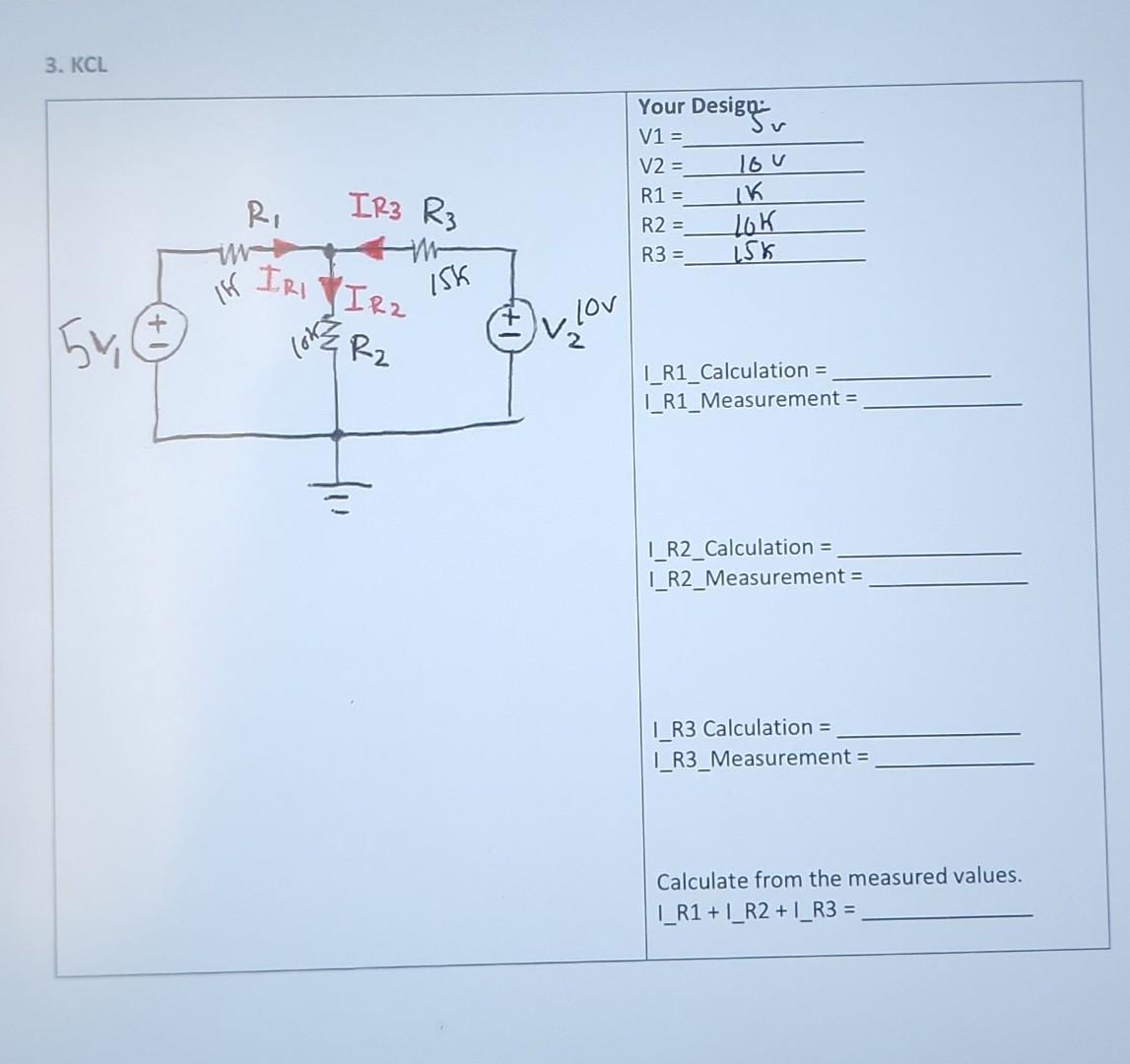 Solved R1=R2=R3=1 K10 K15 K I_R1_Calculation = | Chegg.com
