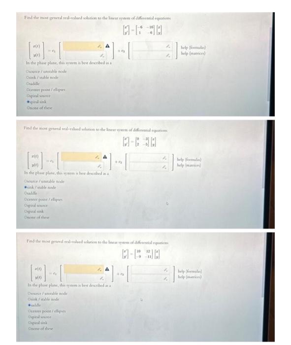 Solved The ones that are blue are correct. I just dont know | Chegg.com