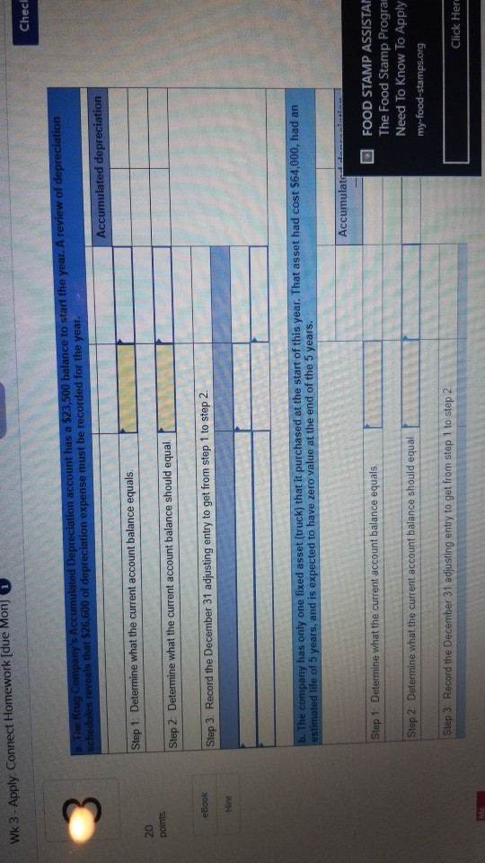 Solved Wk 3 - Apply. Connect Homework [due Mon 1 Chech The | Chegg.com Solved Wk 3 - Apply. Connect Homework [due Mon 1 Chech The | Chegg.com