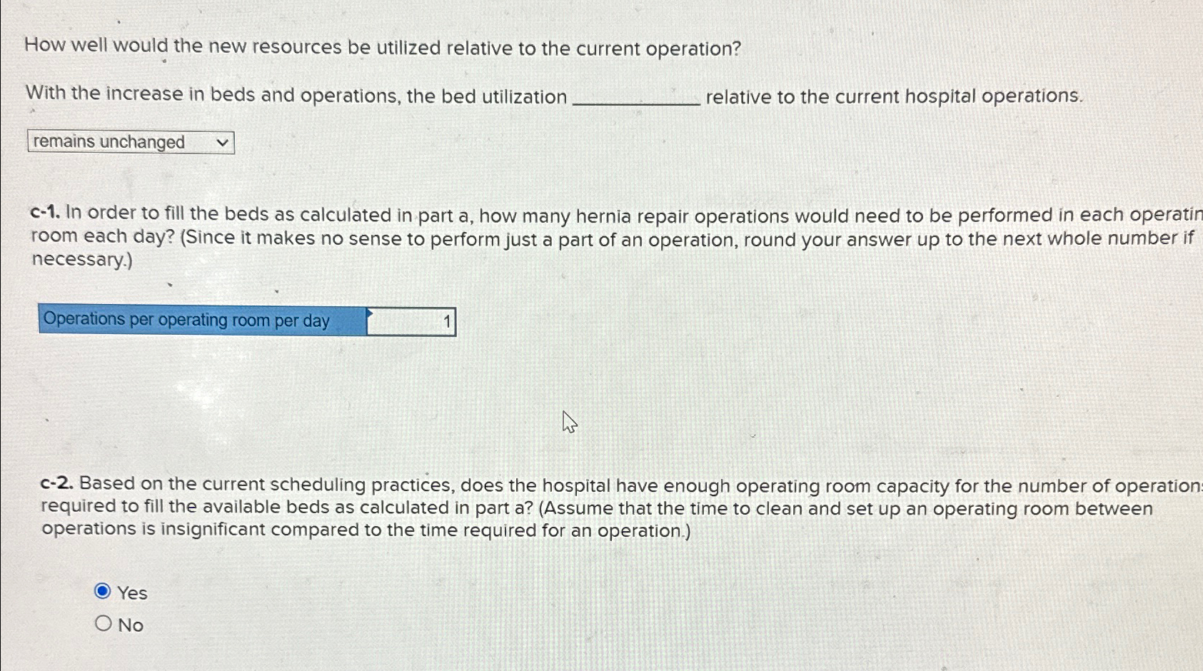 Solved How well would the new resources be utilized relative | Chegg.com