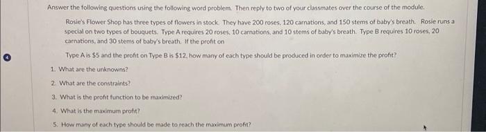 Solved 4 Answer The Following Questions Using The Following