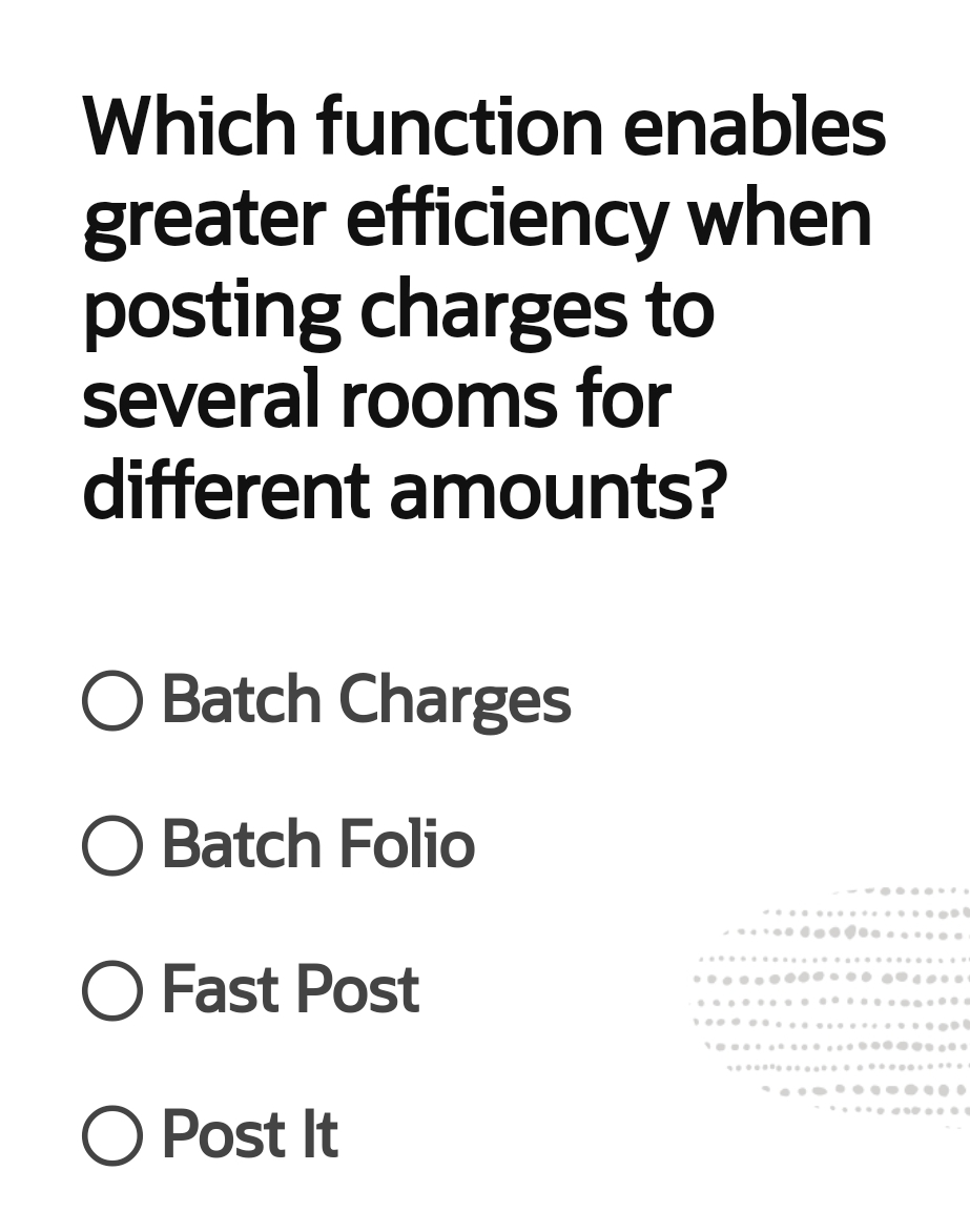 Solved Which function enables greater efficiency when | Chegg.com