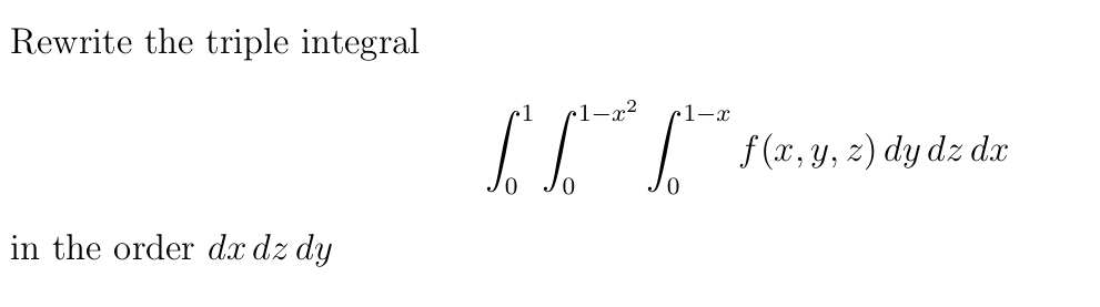 Solved Rewrite the triple | Chegg.com