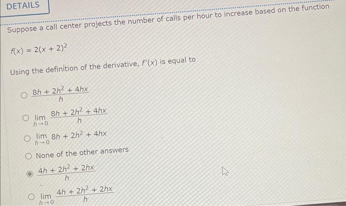 Solved DETAILS Suppose a call center projects the number of | Chegg.com