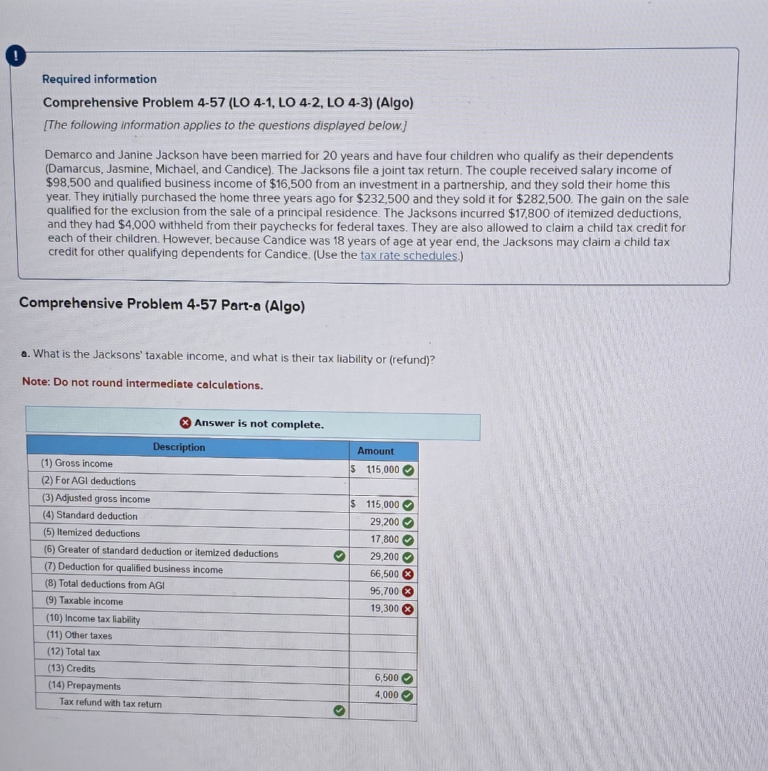 Solved !Required informationComprehensive Problem 4-57 (LO | Chegg.com