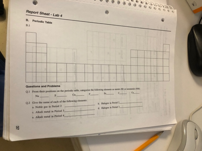 Solved 3. On the following list of elements, circle the | Chegg.com