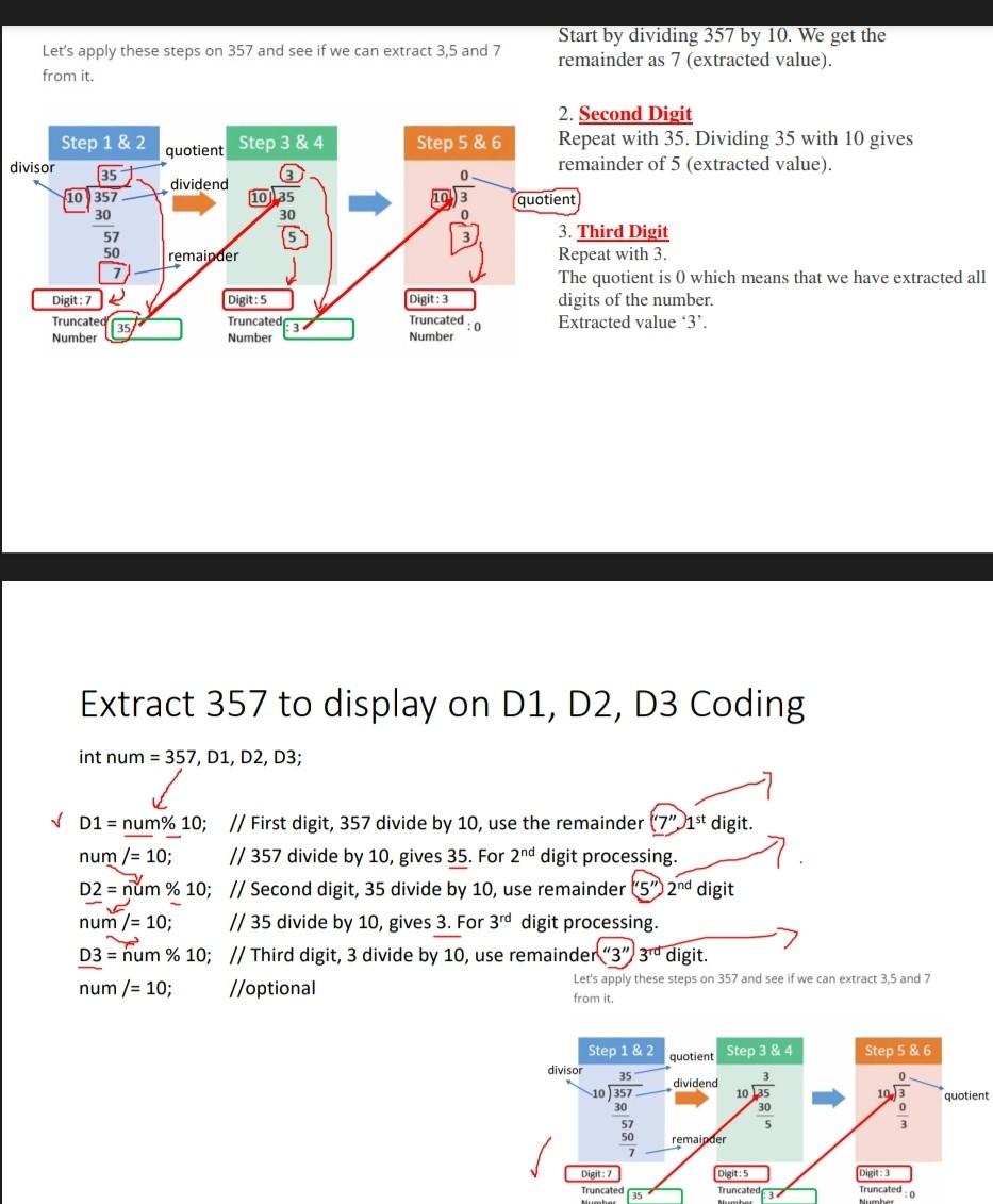 Solved Let's apply these steps on 357 and see if we can | Chegg.com