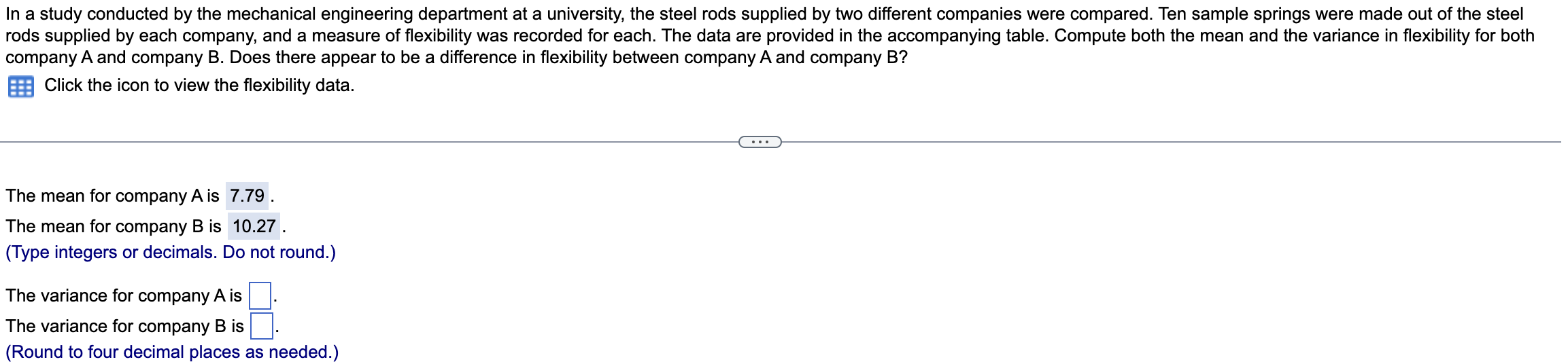 In a study conducted by the mechanical engineering | Chegg.com