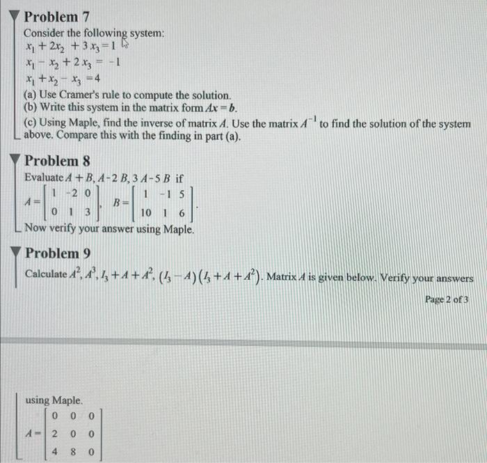 Solved Problem 7 Consider the following system: | Chegg.com
