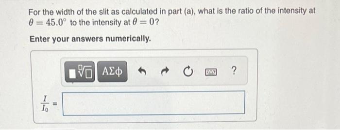 Solved Monochromatic light of wavelength 580 nm passes | Chegg.com