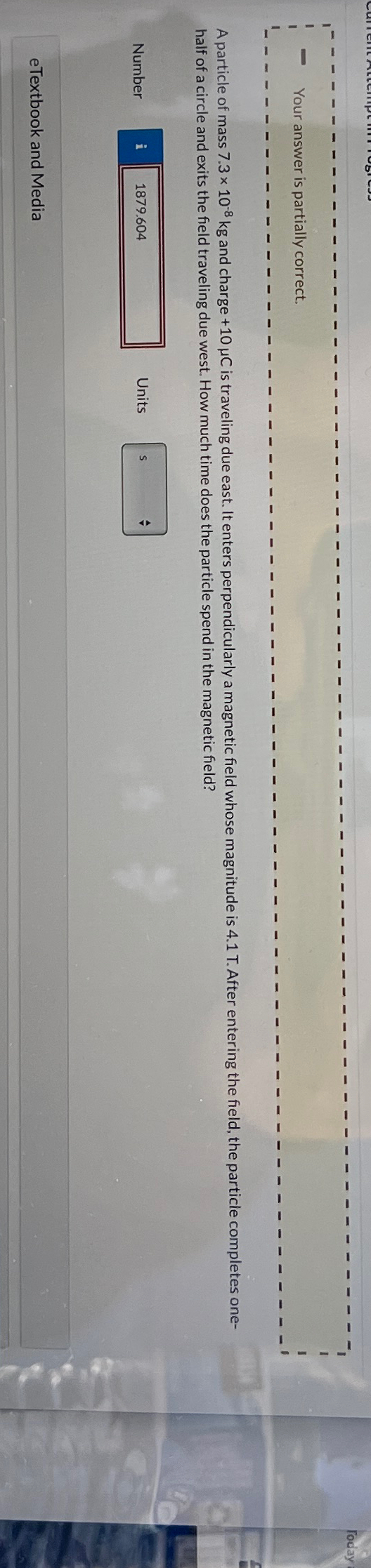 Solved Your answer is partially correct. half of a circle | Chegg.com
