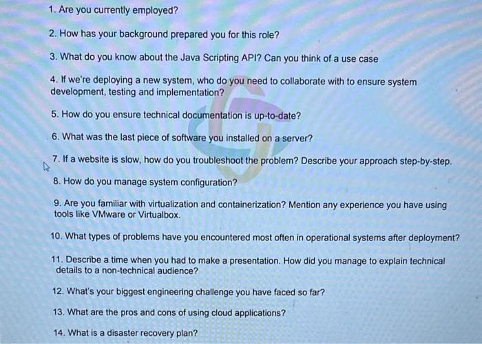 Solved 1. Are you currently employed? 2. How has your | Chegg.com