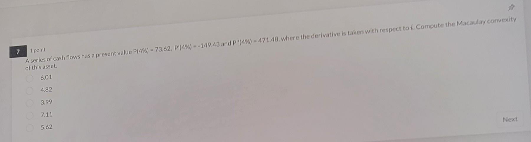 Solved 71 point of this asset. 6.01 4.82 3.99 7.11 5.62 | Chegg.com