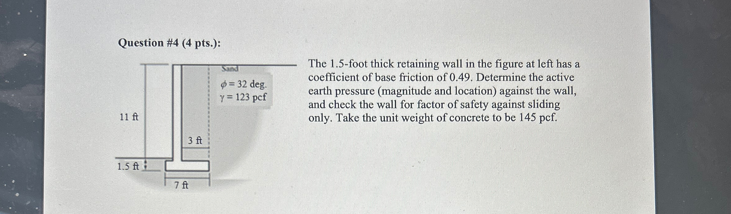 Solved Please solve and show all work question 4 | Chegg.com