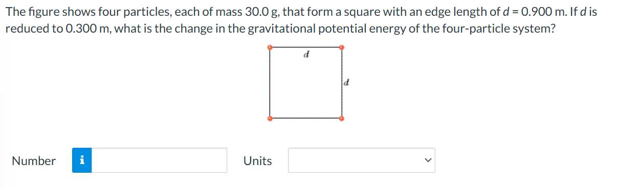 Solved The figure shows four particles, each of ﻿mass | Chegg.com