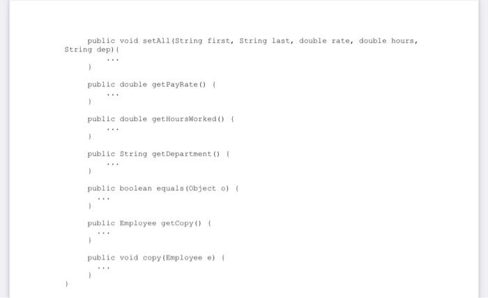 Solved 2. Create a person class. The class should contain 2 | Chegg.com