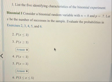 Solved List the five identifying characteristics of the | Chegg.com