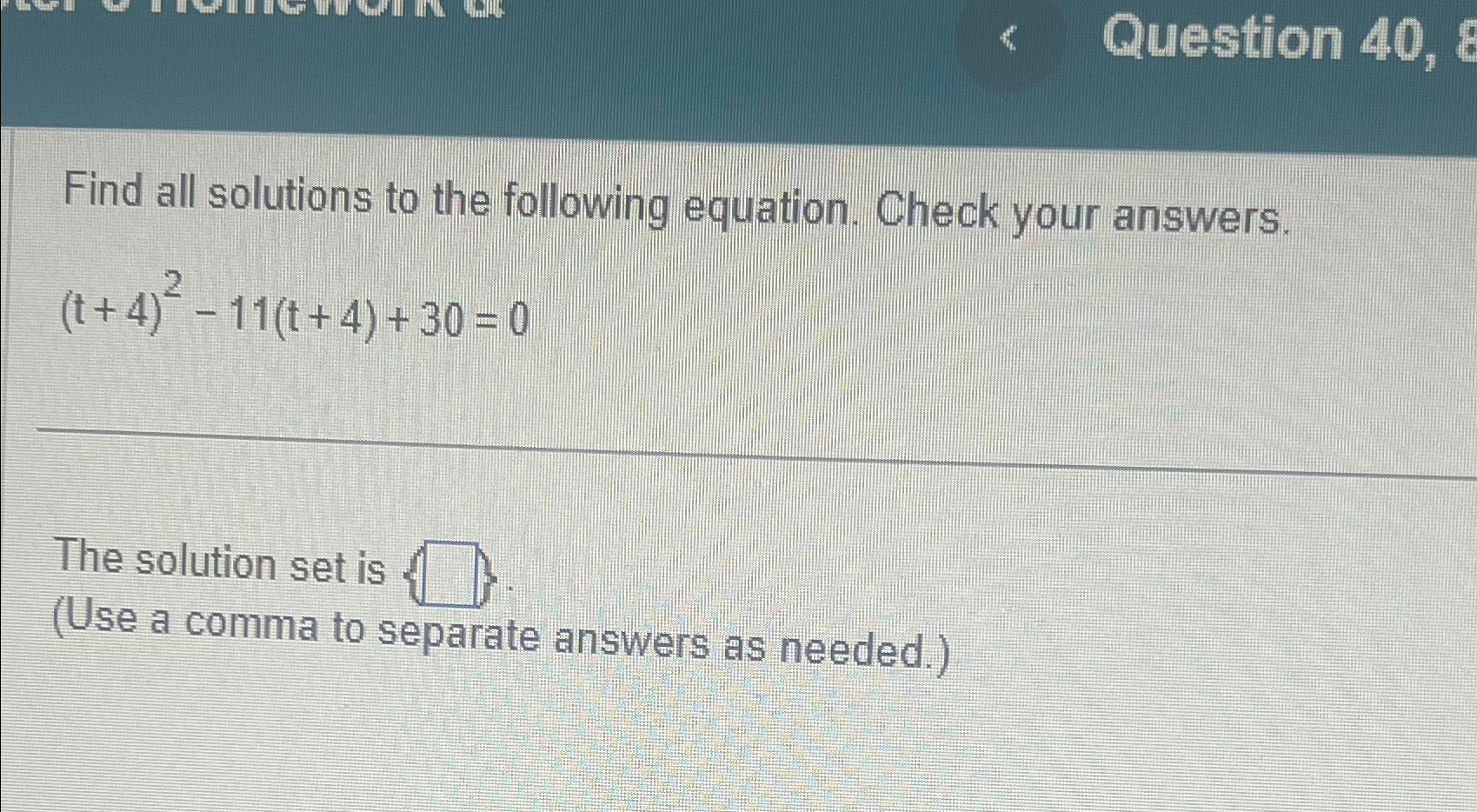 Solved Question 40,Find all solutions to the following | Chegg.com