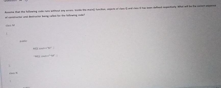 Solved Assume that the following code runs without any | Chegg.com