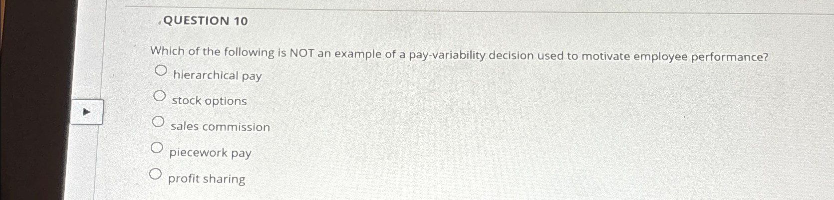 Solved QUESTION 10Which of the following is NOT an example | Chegg.com