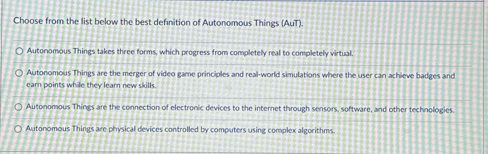 Solved Choose from the list below the best definition of | Chegg.com