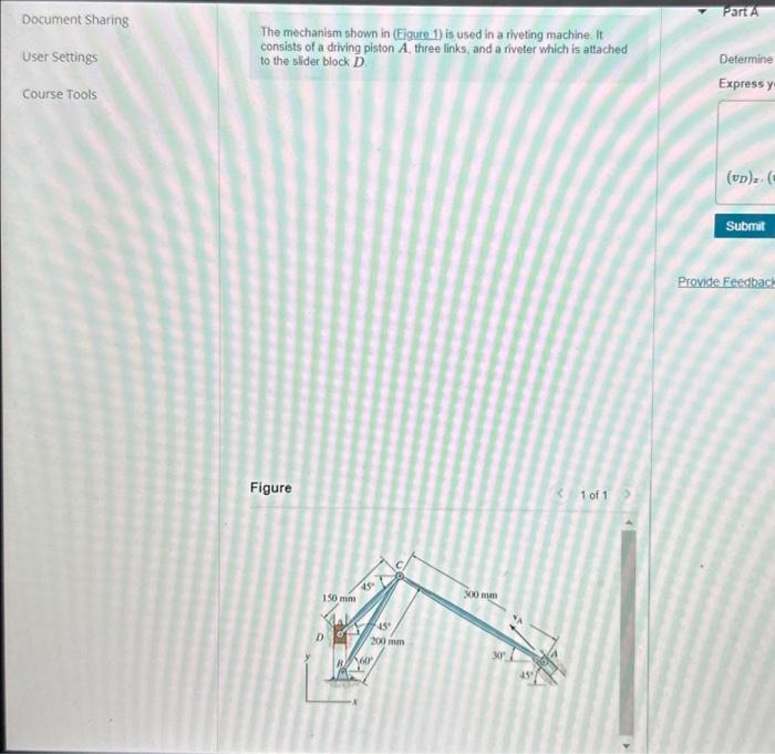 Solved Document Sharing User Settings Course Tools The | Chegg.com