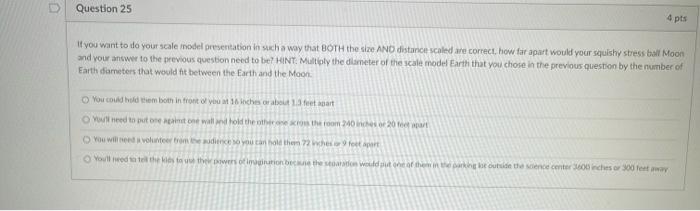 Solved If you want to do your scale inodel presereation in | Chegg.com