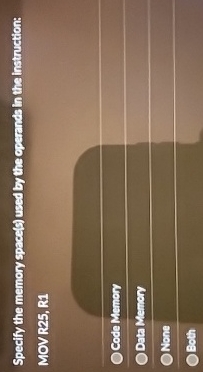 Solved Specify the memory space(9) ﻿used by the operands in | Chegg.com