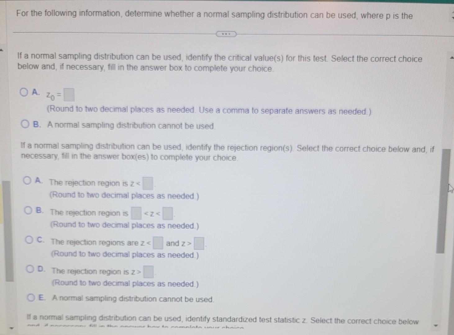 Solved For the following information, determine whether a | Chegg.com