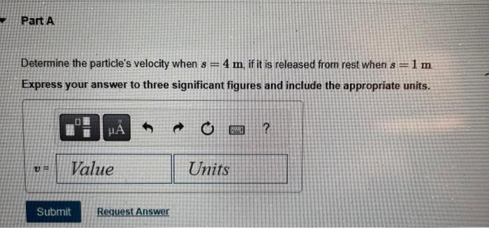 Solved A particle moves along a straight path with an | Chegg.com