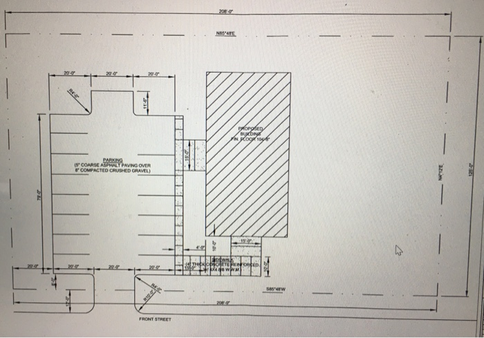 10% lap and waste Slab covers the layout back to the | Chegg.com