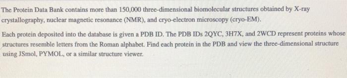 Solved What is the quaternary structure of 2QYC ? monomer | Chegg.com