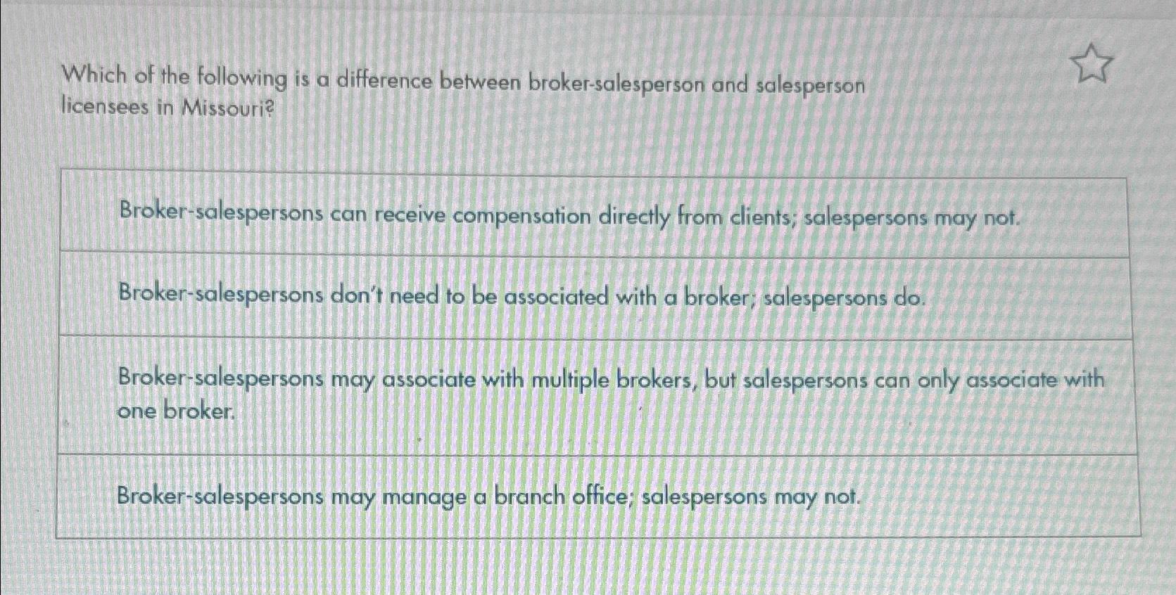 Solved Which of the following is a difference between | Chegg.com