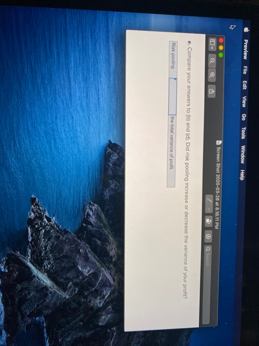 Solved Preview File Edit View Go Tools Window Help Screen | Chegg.com