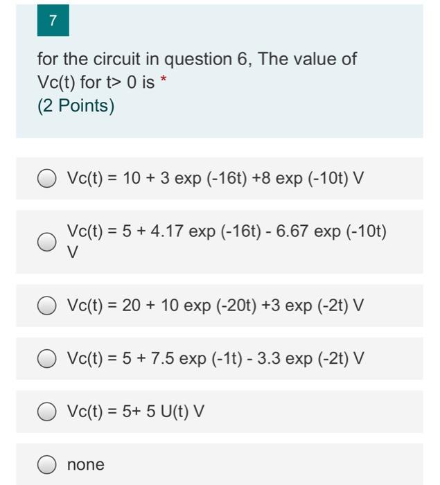 Solved for the circuit shown, The value of IL(0) and Vc(0) | Chegg.com