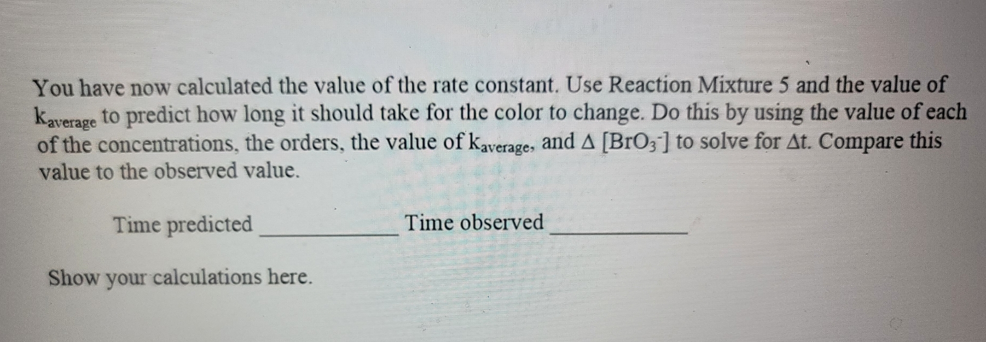 Solved You have now calculated the value of the rate | Chegg.com