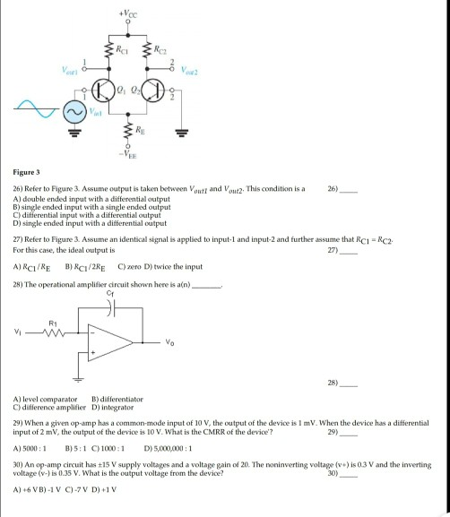 Solved MULTIPLE CHOICE. (2 pts each; 60 pts total 1) The | Chegg.com