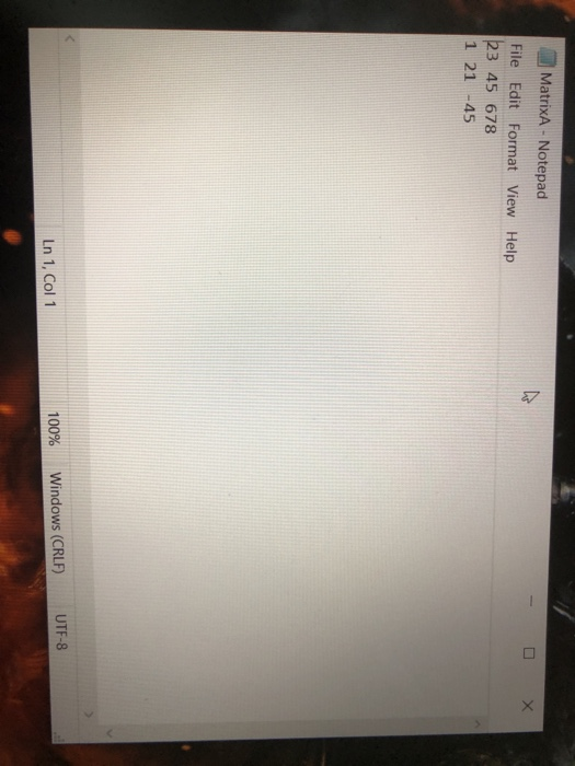 Solved Read the data from MatrixA.txt into a python | Chegg.com