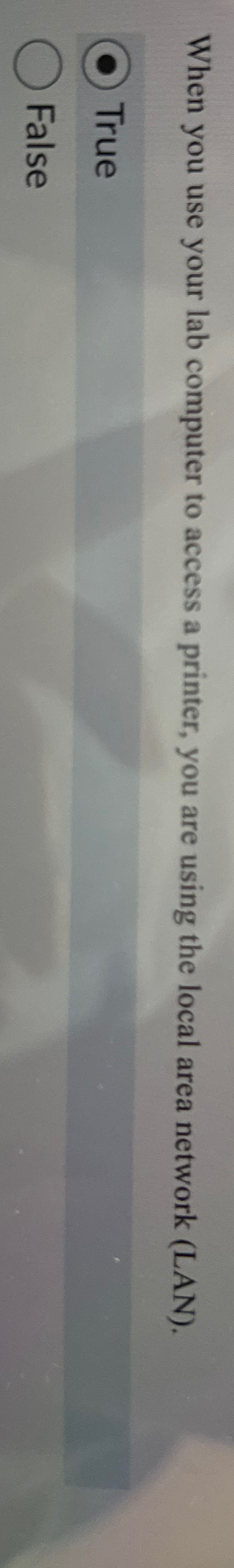 Solved When you use your lab computer to access a printer, | Chegg.com