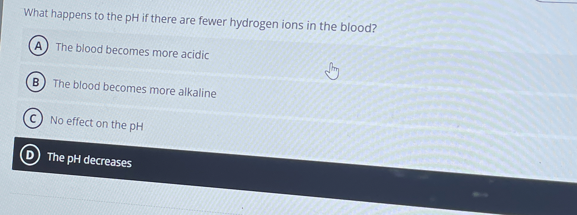 Solved What happens to the pH if there are fewer hydrogen | Chegg.com